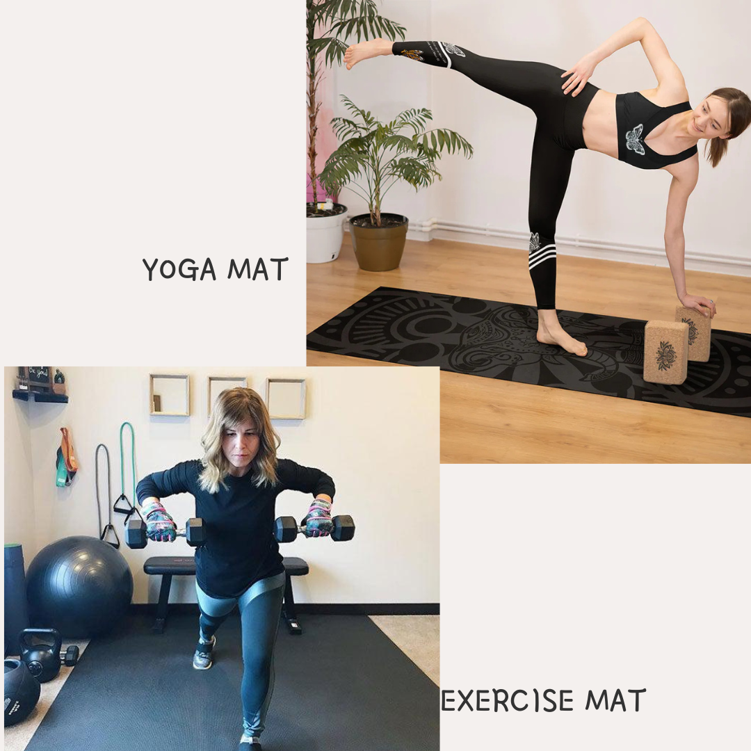 Exercise Mat vs. Pu Rubber Yoga Mat: A Comparison Guide – MOWIN